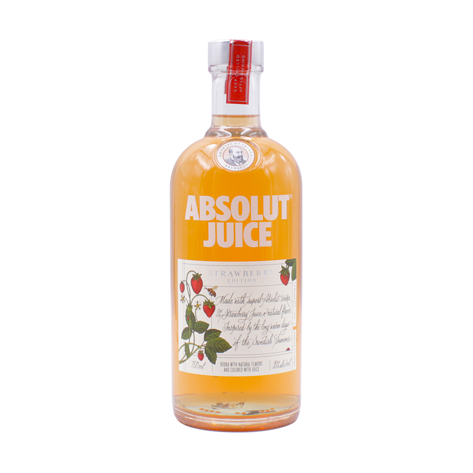 Absolut Juice "Strawberry" Edition 0.7L (35% Vol.) | 102656