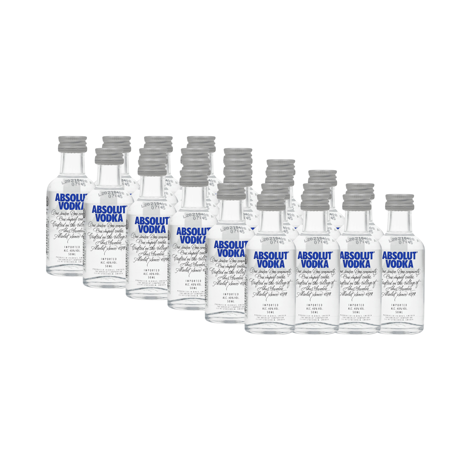 Absolut Vodka 24x 0.05L (40% Vol.) | 105075