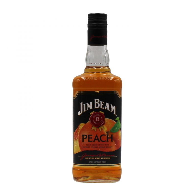 Jim Beam Peach Bourbon Whiskey 0,7L (32,5% Vol.) | 102654